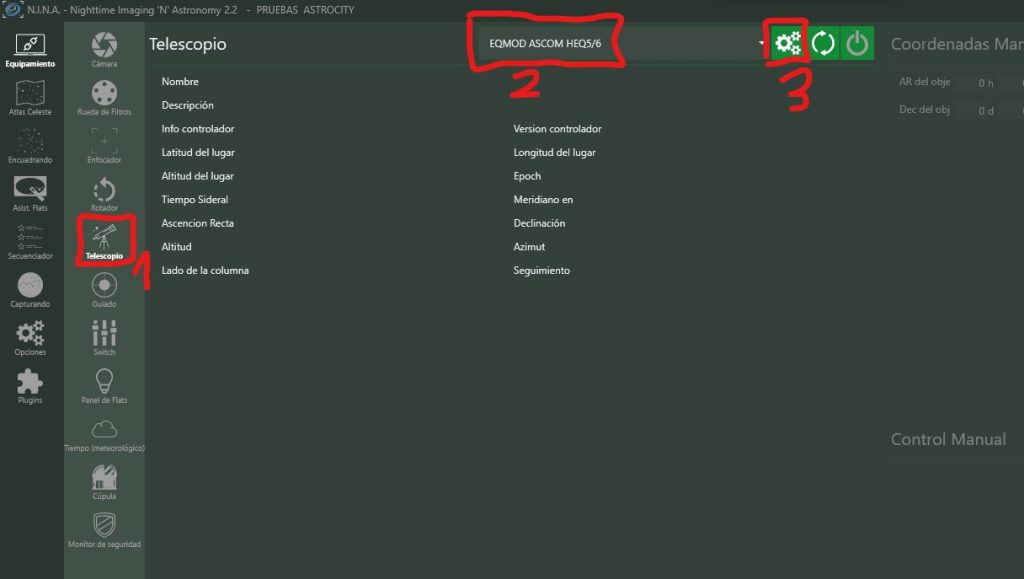 Como conectar las monturas al ordenador - Vídeo Blog Astrocity